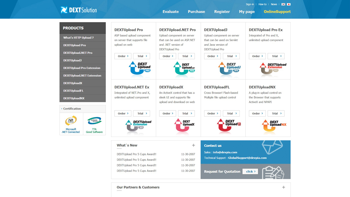 덱스트솔루션 영문 사이트 - Hello, world! I'm Soyoung Kim